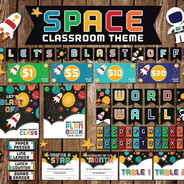 Space Classroom Theme - Etsy