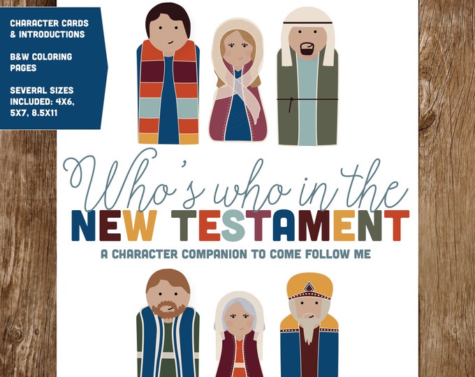 Imágenes prediseñadas de personajes del Nuevo Testamento - Etsy México