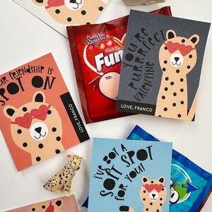 CHEETAH VALENTINE'S Day Cards || Valentine || Cheetah || Animal ...