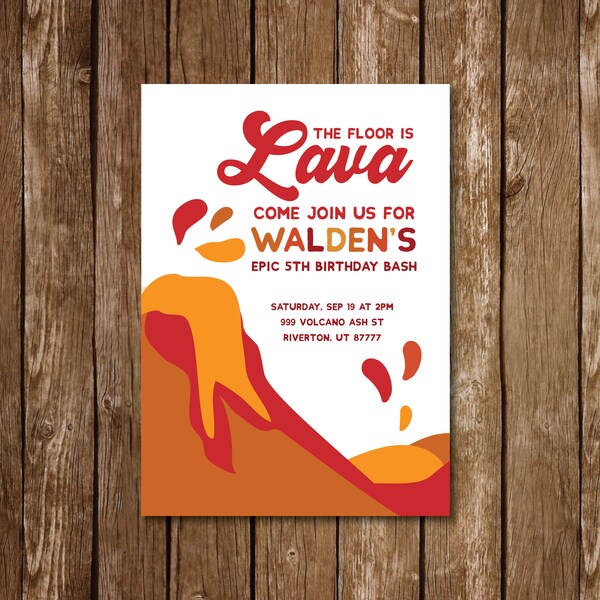 The Floor is Lava - Etsy