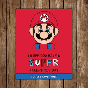 Mario Valentine's Day Cards || Super Mario || Mario Party || Mario ...