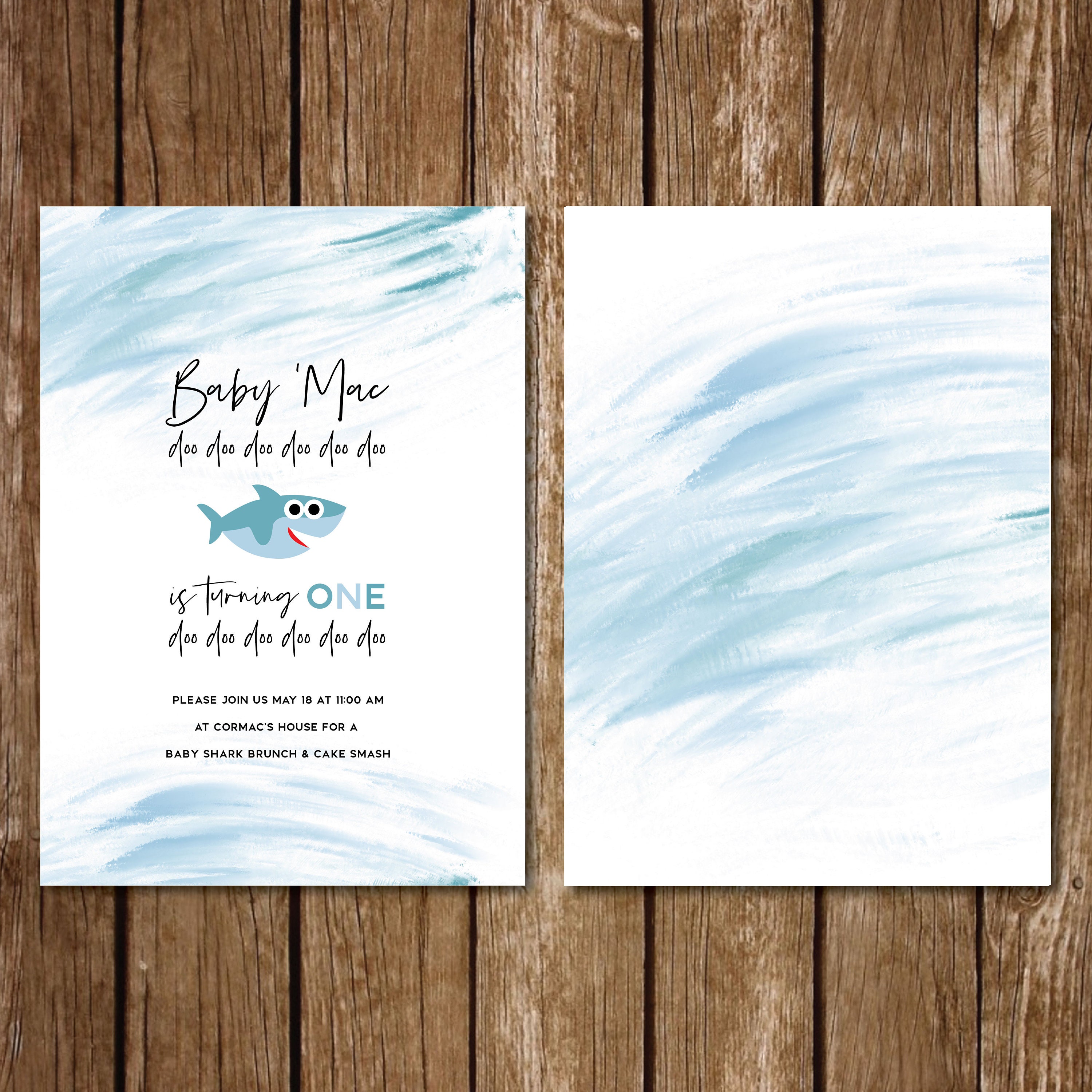 Baby Shark Birthday Party Doo Doo Doo Doo Shark Party | Etsy