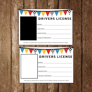 DRIVERS LICENSE || Hot Wheels License || Car Party || Race Cars ...