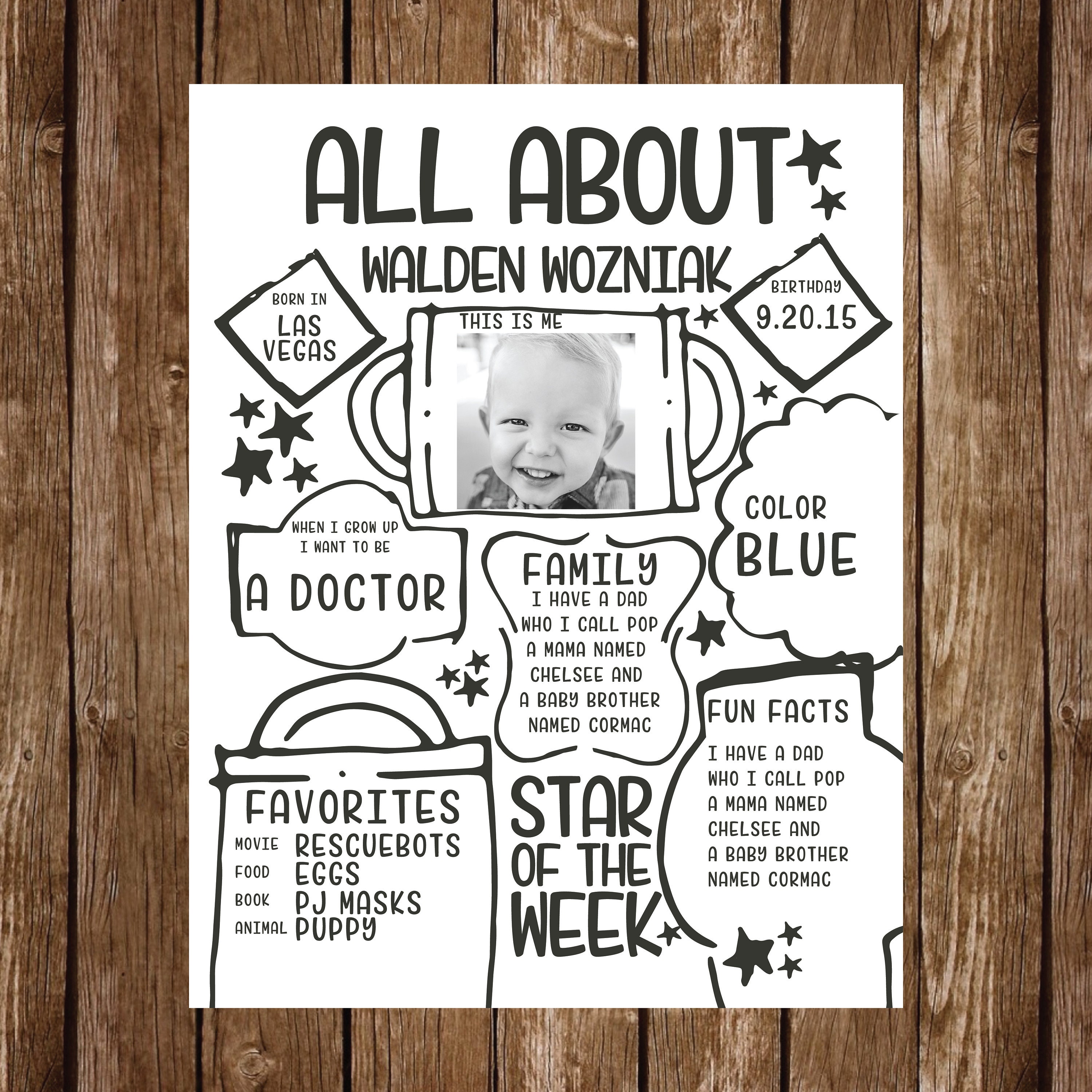 STAR STUDENT || Student of the Week || Star Student Sheet || Student ...