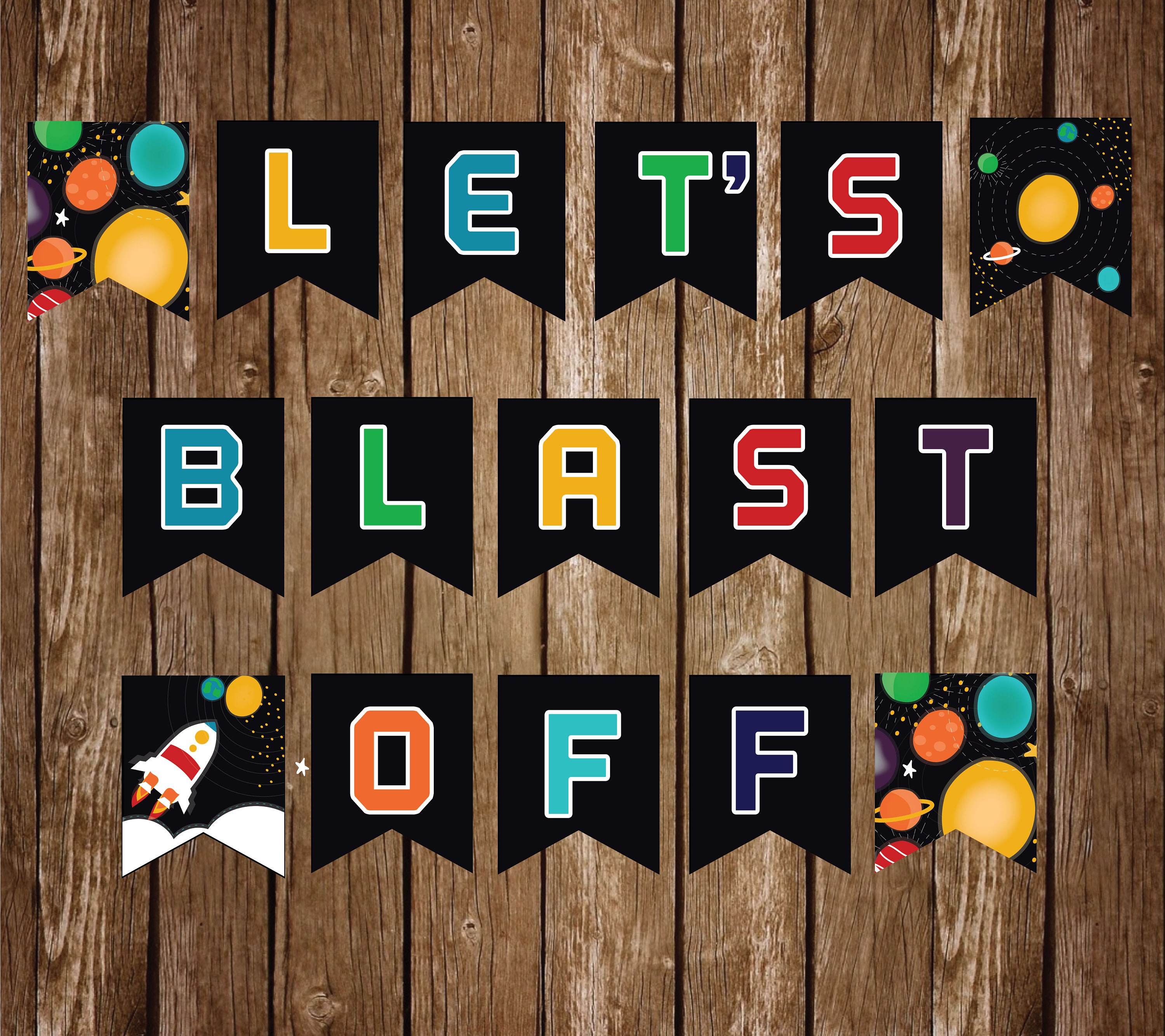 SPACE CLASSROOM THEME Let's blast off Teacher's | Etsy