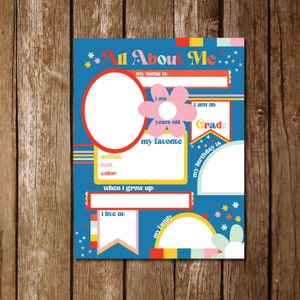 ALL ABOUT ME || Student of the Week || Star Student Sheet || Student ...