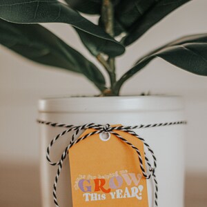 Thanks for Helping Me GROW This Year Teacher Appreciation Tag || Plant ...