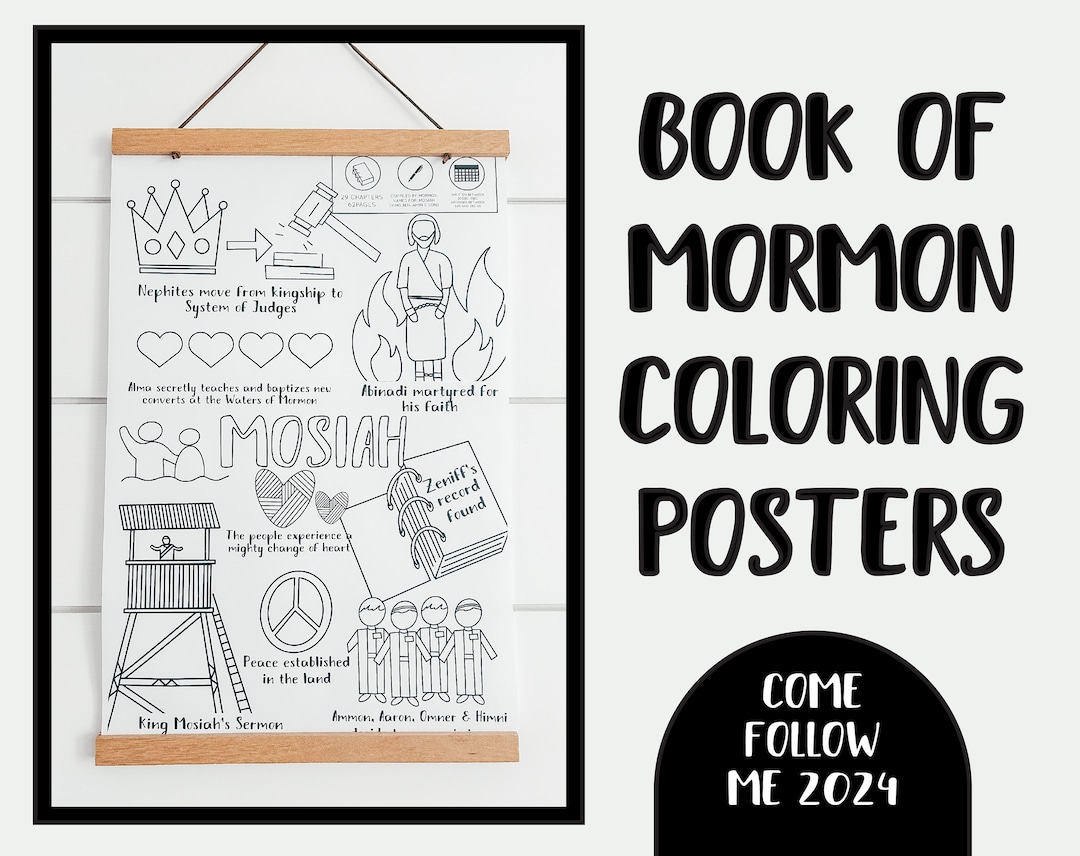 Book of Mormon Posters || Come Follow Me || Poster Prints || 1st Nephi ...