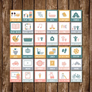 Kids Daily Routine Chart + Cards || Homeschool || Routines || Schedules ...