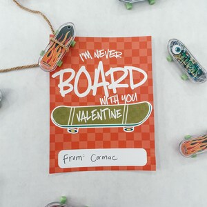SKATE BOARD VALENTINE'S Day Cards || Skate Board || Tech Decks || Toy ...