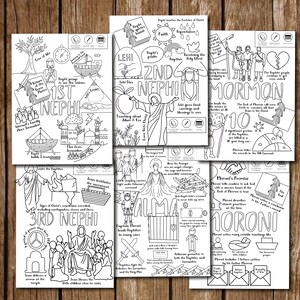 Book of Mormon Posters || Come Follow Me || Poster Prints || 1st Nephi ...