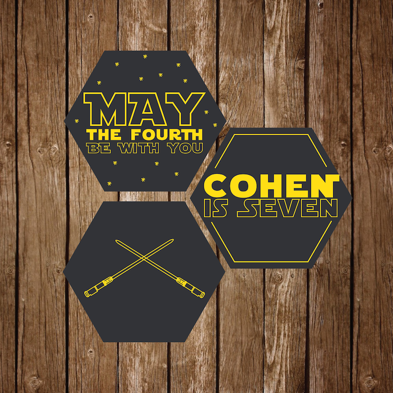 STAR WARS PARTY May the Fourth Be With You May the Force - Etsy