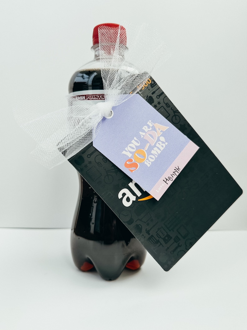 You Are SO-DA Bomb || Soda Gift Cards || Teacher Appreciation || Gift ...