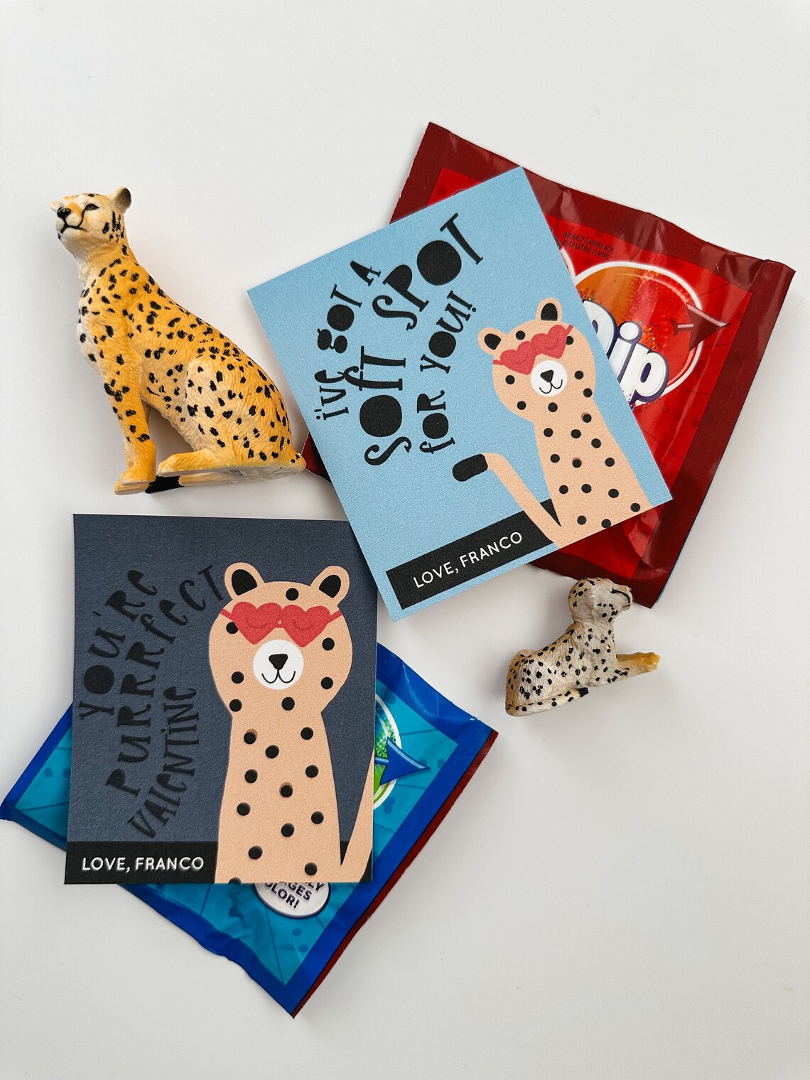 CHEETAH VALENTINE'S Day Cards || Valentine || Cheetah || Animal ...