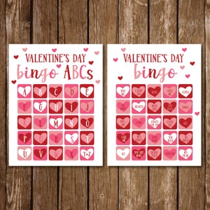 Valentine's Day Pack || Valentine Bingo || Decor || Hearts || Heart ...