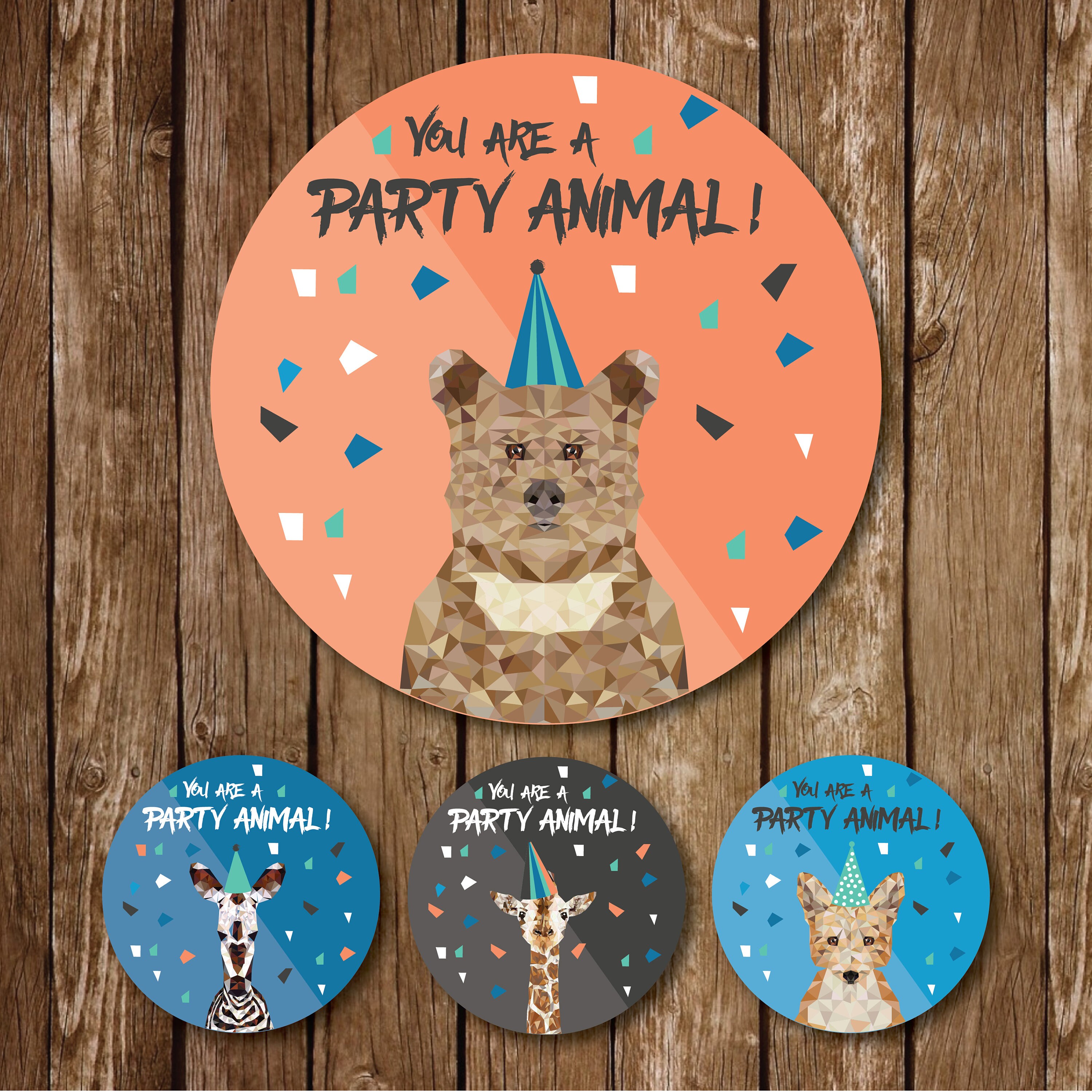 Calling All Party Animals Birthday Invitation - Etsy