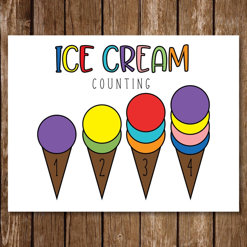 TODDLER SUMMER ACTIVITIES Counting Letters Shapes - Etsy