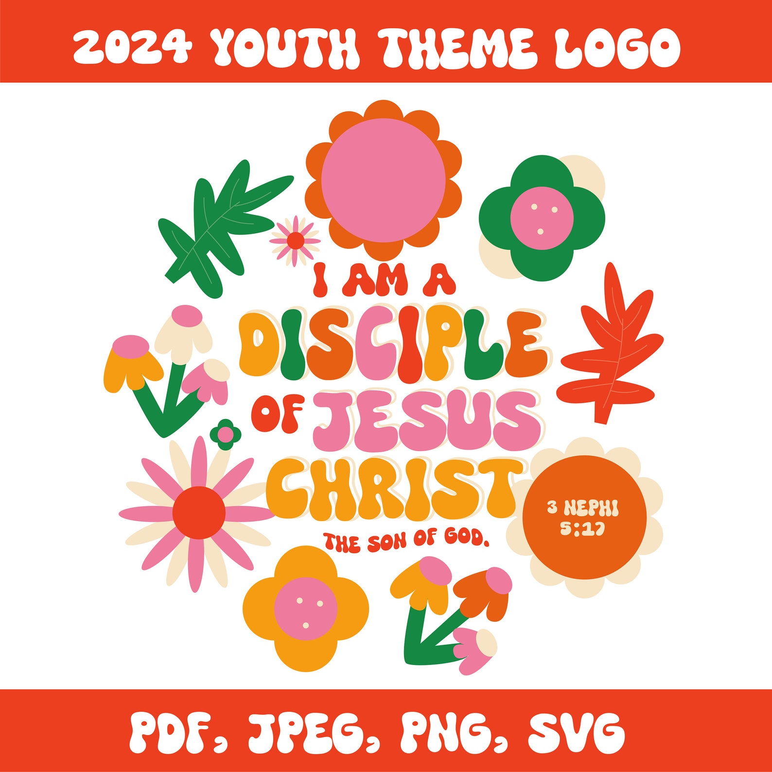 2024 LDS Youth Theme I Am A Disciple of Christ Young Women - Etsy