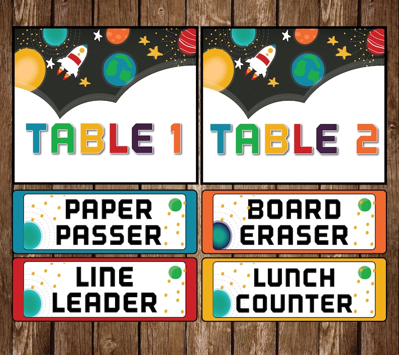 SPACE CLASSROOM THEME || Let's Blast Off! || Teacher's Pack ...