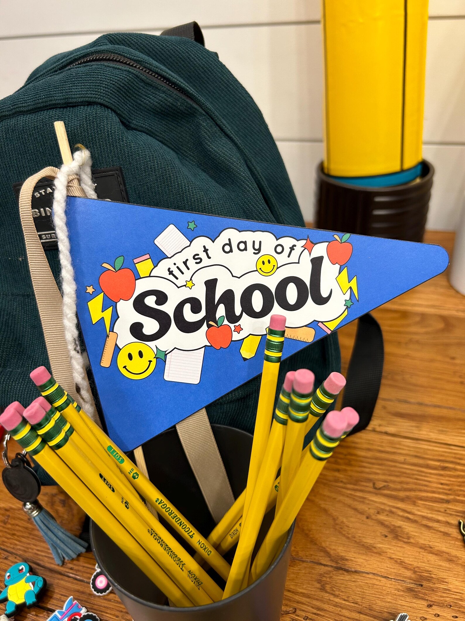 Back to School Flags First Day of School Flags 2024 School DIY Flags - Etsy