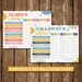 CHORE & REWARD CHART Canva Template Completely Editable Family Chore ...