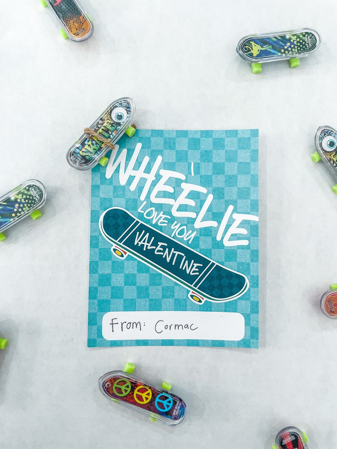 SKATE BOARD VALENTINE'S Day Cards || Skate Board || Tech Decks || Toy ...