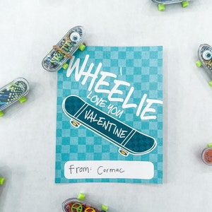 SKATE BOARD VALENTINE'S Day Cards || Skate Board || Tech Decks || Toy ...