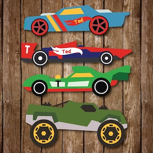 Digital Car Party Invite + Files || Race Cars || Racing Party ...