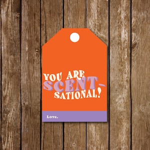 YOU ARE SCENTSATIONAL Teacher Appreciation Tag || Candle Teacher Gift ...