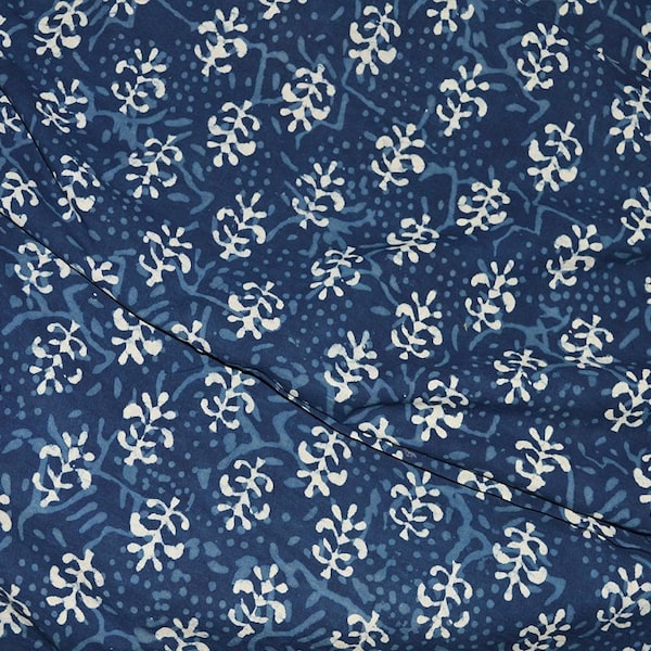 Indigo Print Fabric - Etsy