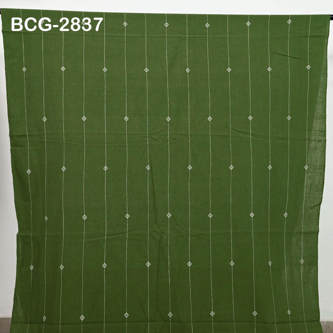 Hand Spun Organic Kala Cotton Fabric by the Yard Kutch Handloom Indian ...