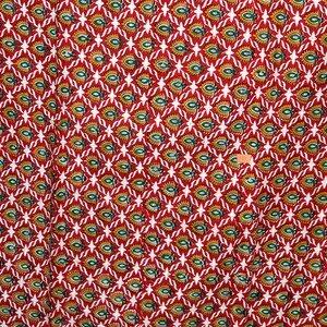 Red Indian Hand Block Print Soft Cotton Fabric Sold by Yard Costume ...