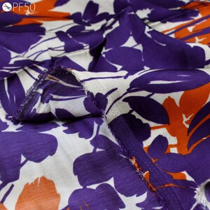 Indian Modal Fabric by the Yard Flowy Soft Printed Summer Dresses ...