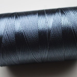 Dark Grey Silk Thread Spool, Art Silk Thread, Hand and Machine ...