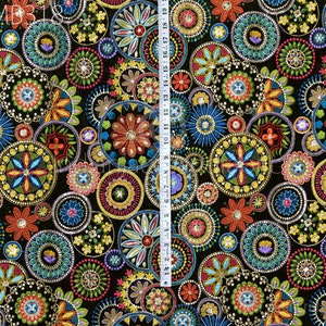 Multicolor Indian Embroidered Fabric by the Yard Georgette Embroidery ...