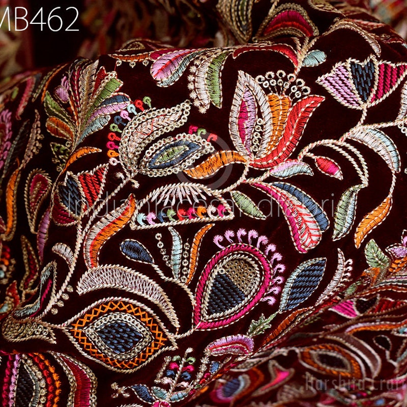Beaded Velvet Fabric - Etsy