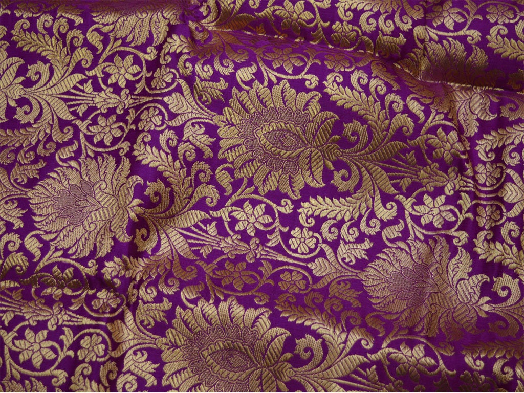 Purple Brocade Pattern