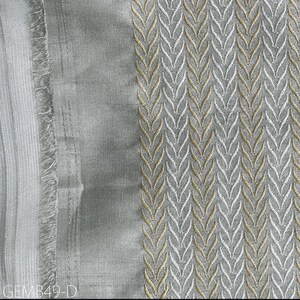 Grey Embroidered Fabric by the Yard Sewing Crafting Indian Embroidery ...