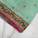 Embroidered Dupatta Chinon Chiffon 2.5 Meter Dupatta Chuni Bridal Veil ...