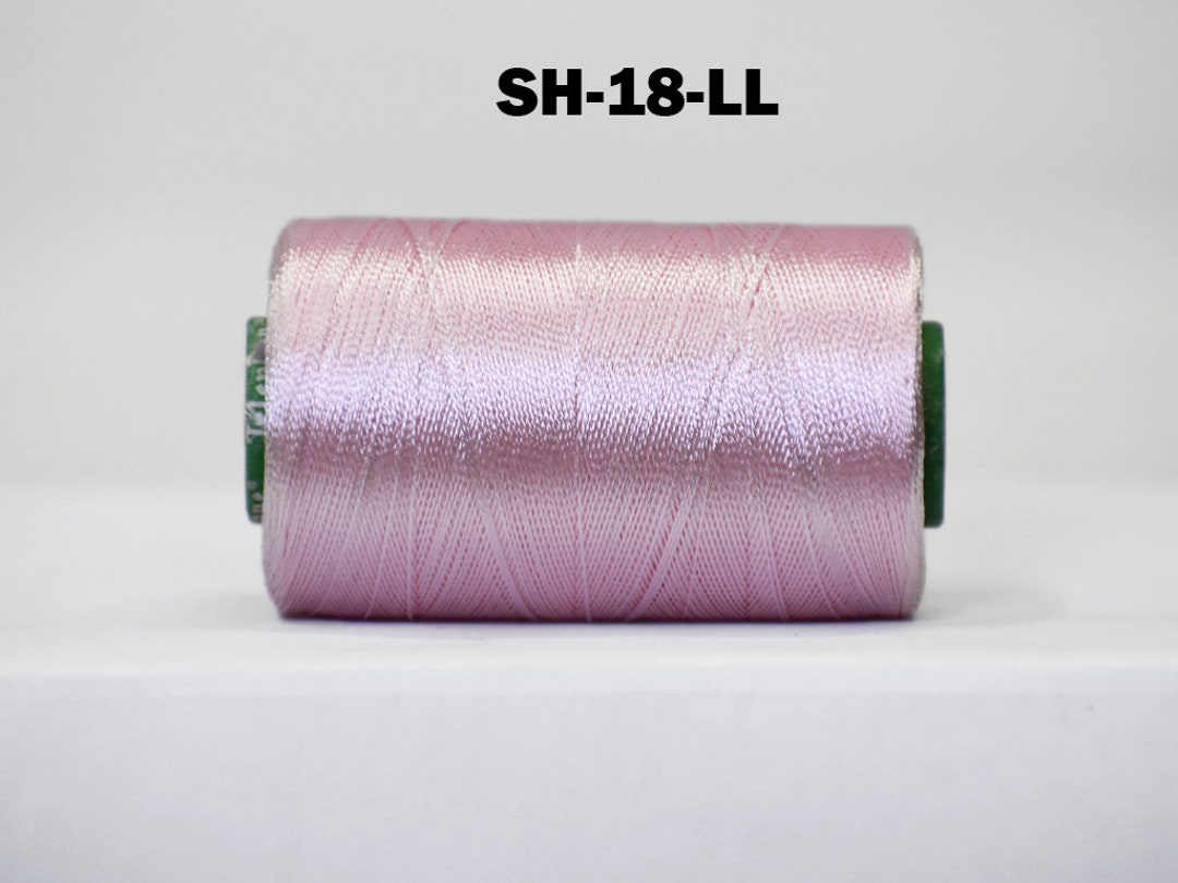 Buy Sweet Pink Silk Thread Spool, Art Silk Thread, Hand Machine ...