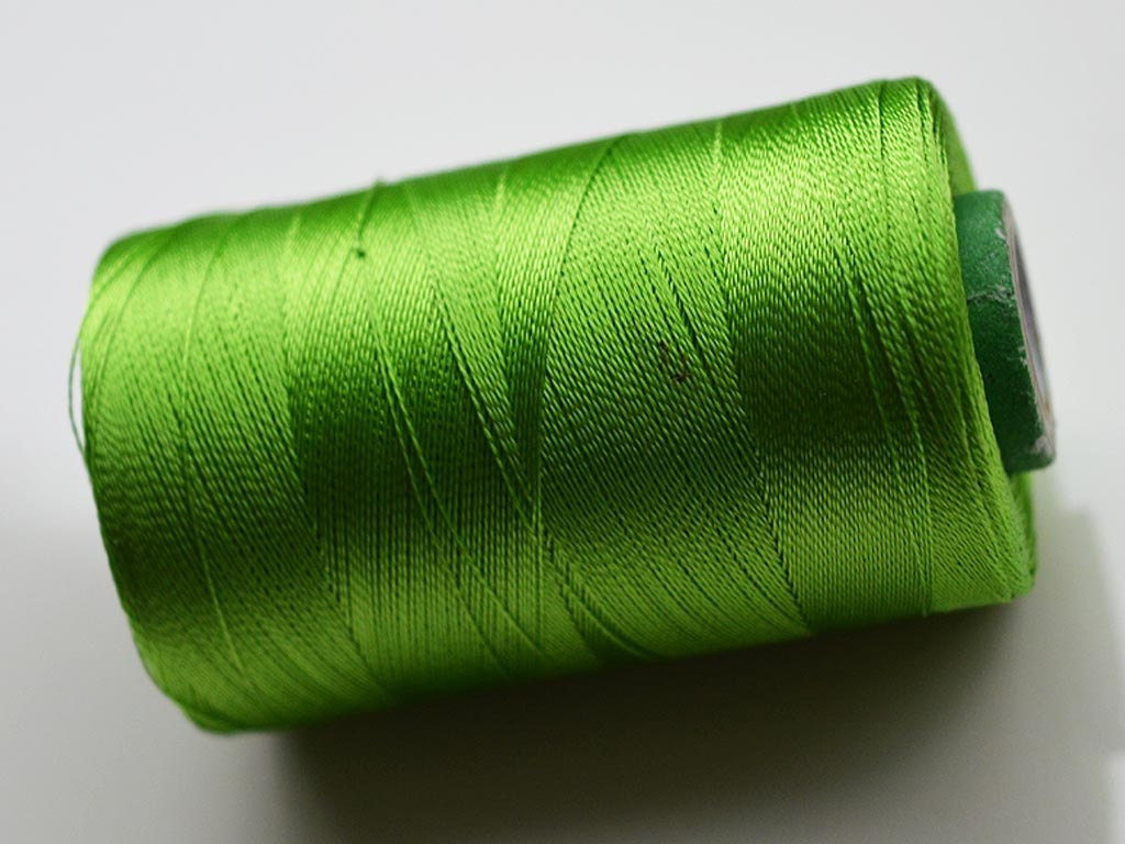 Spring Green Thread Spool Art Silk Thread Hand and Machine - Etsy India