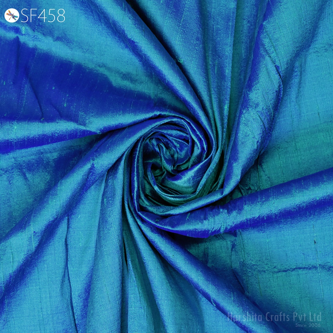Tecido Dupioni Puro Azul Turquesa Iridescente Yardage Vestidos de ...