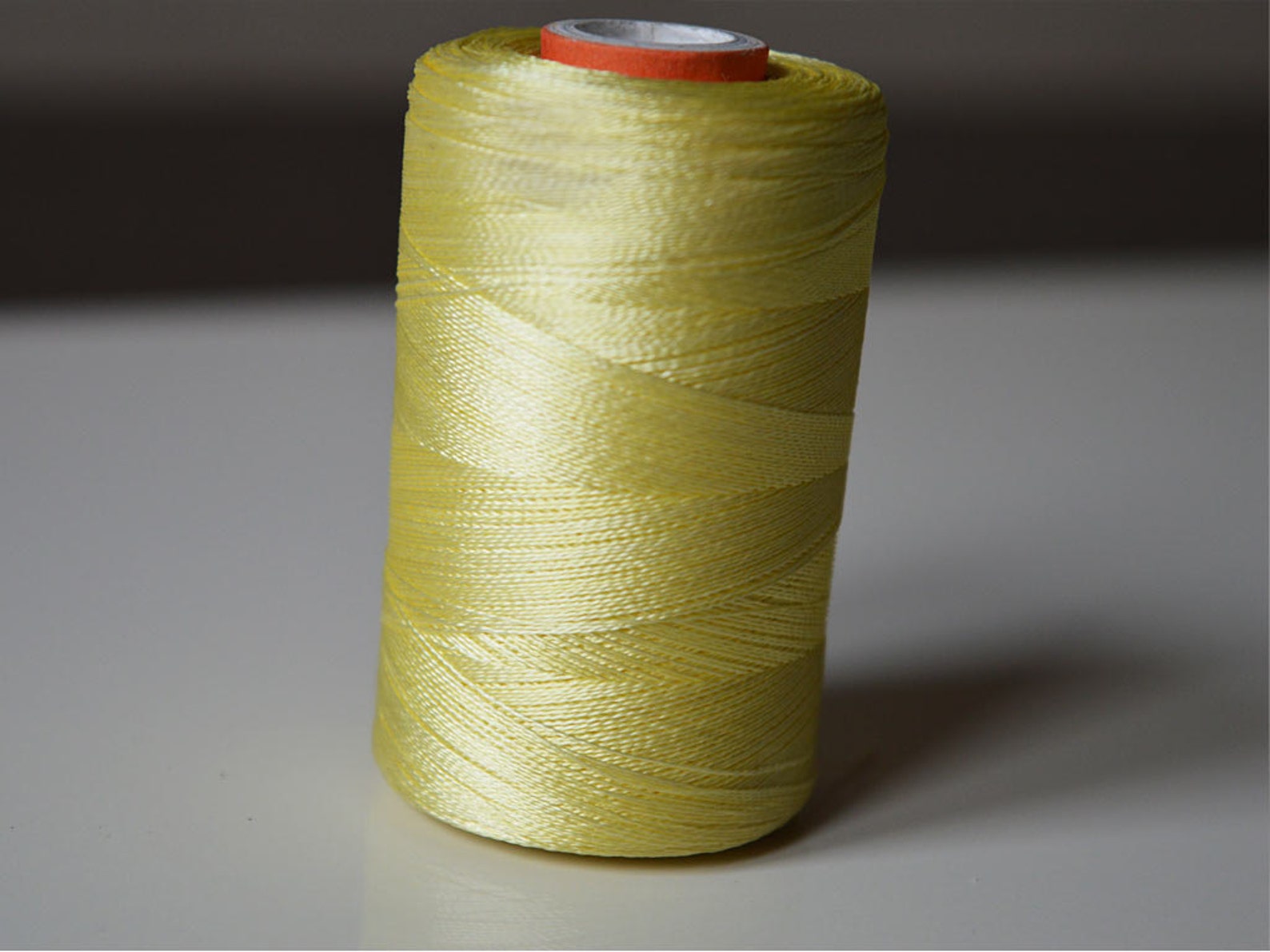 Lime Yellow Silk Thread Spool Art Silk Thread Hand and - Etsy