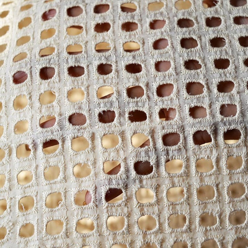 Cotton Eyelet Fabric - Etsy