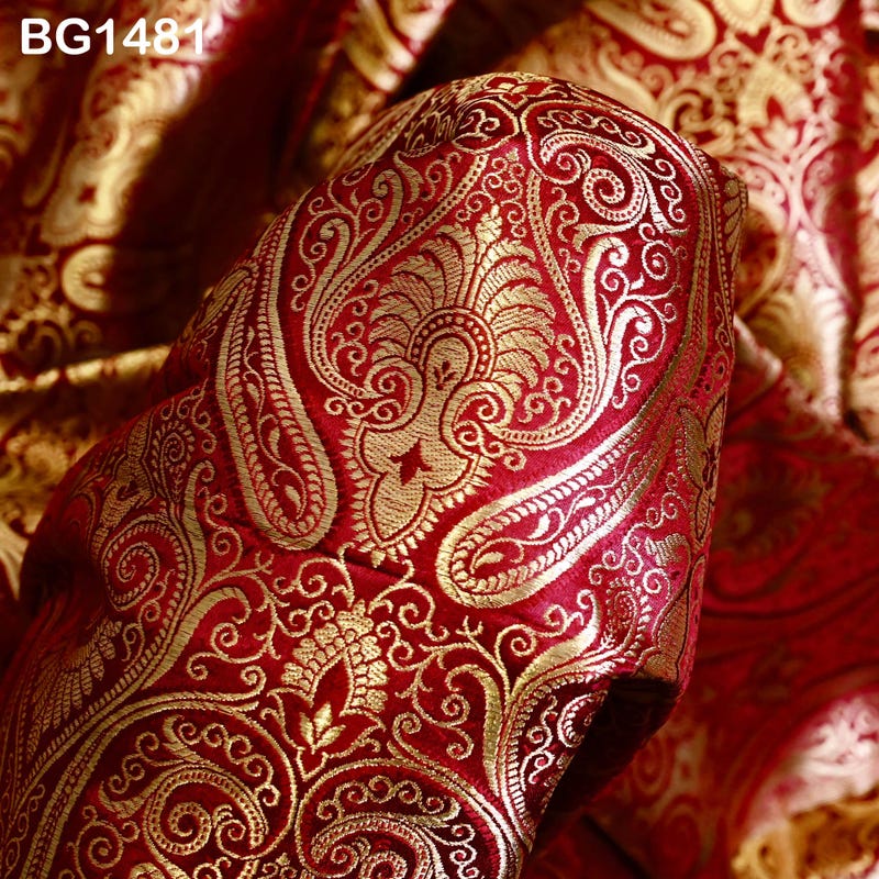 Brocade Curtains - Etsy