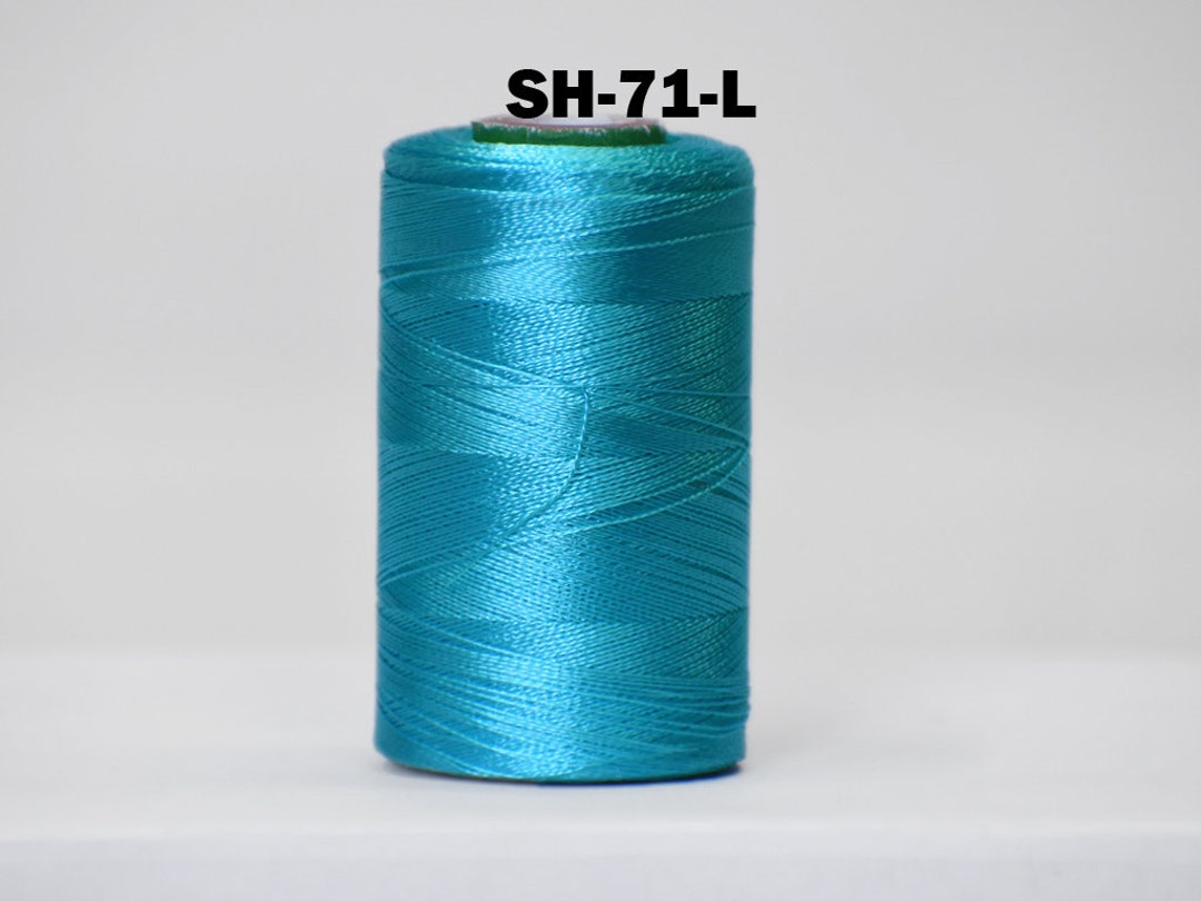 Sapphire Blue Silk Thread Spool, Art Silk Thread, Hand / Machine ...