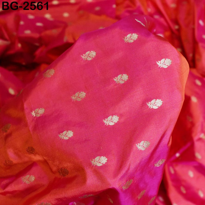 Indian Gaji Silk Fabric - Etsy UK