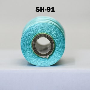 Light Sea Green Silk Thread Spool, Silk Thread, Hand / Machine ...