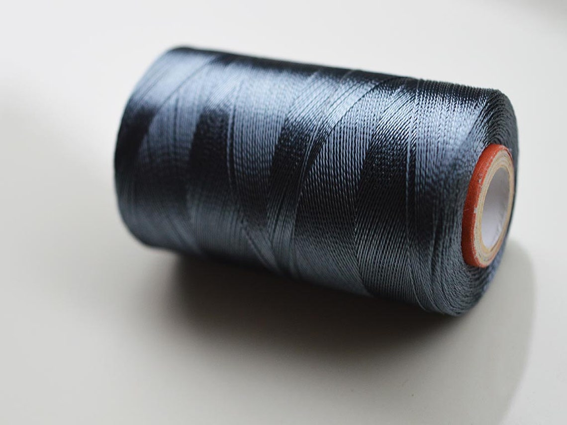 Dark Grey Silk Thread Spool Art Silk Thread Hand and Machine | Etsy