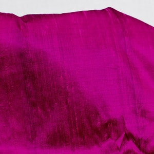Hot Pink Black Pure Dupioni Silk Fabric Indian Raw Silk Fabric - Etsy